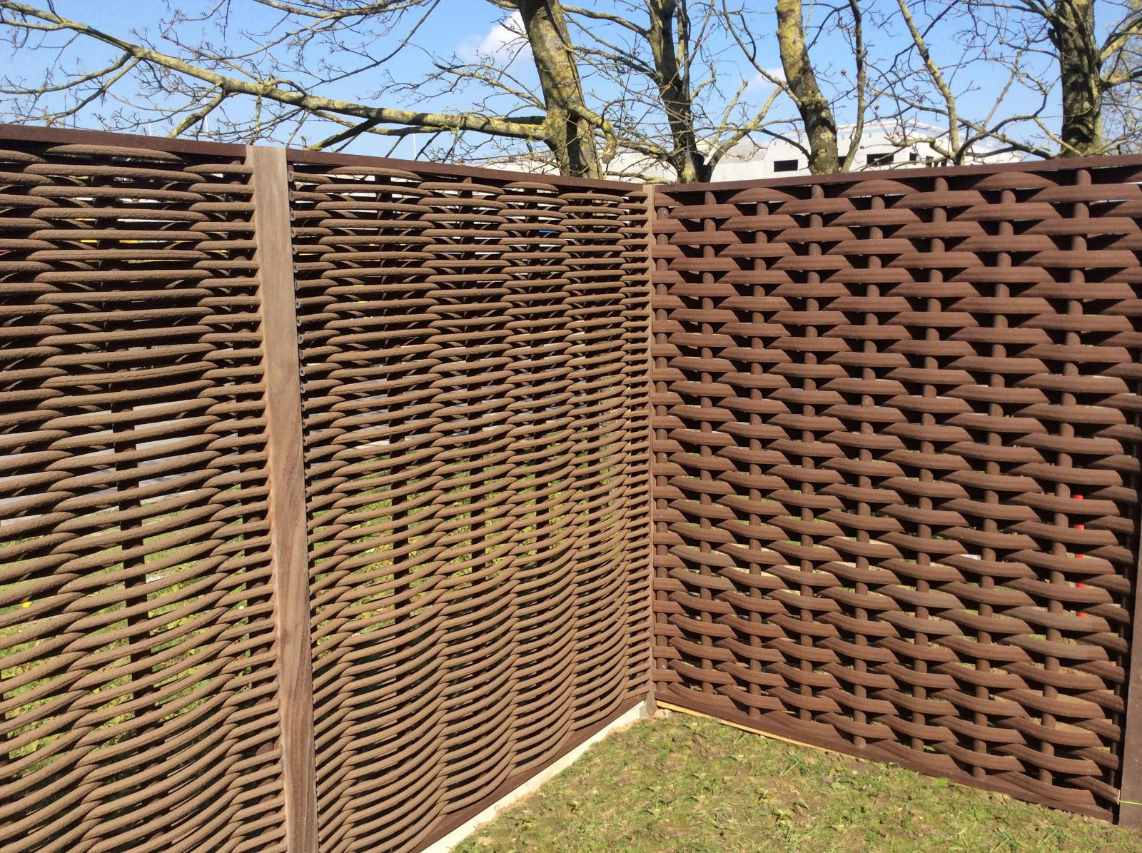 Woven privacy screen | Fencing and bollards | Privacy fencing ...